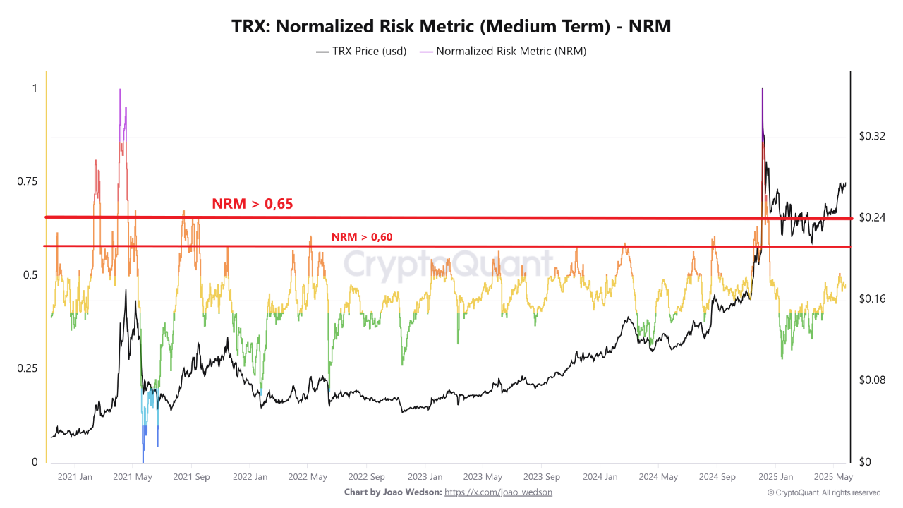 Tron (TRX) Medium-Term Risk Check – Room to Rally? | CryptoQuant