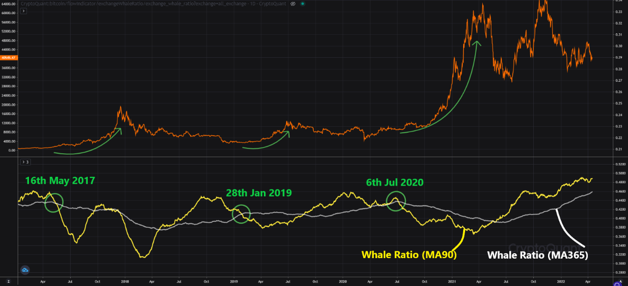 Exchange Whale Ratio | CryptoQuant