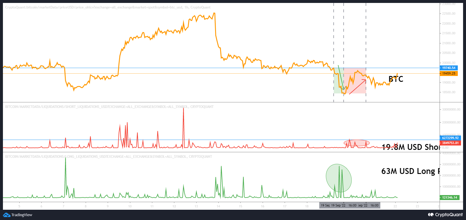 BTC : Position Liquidations | CryptoQuant