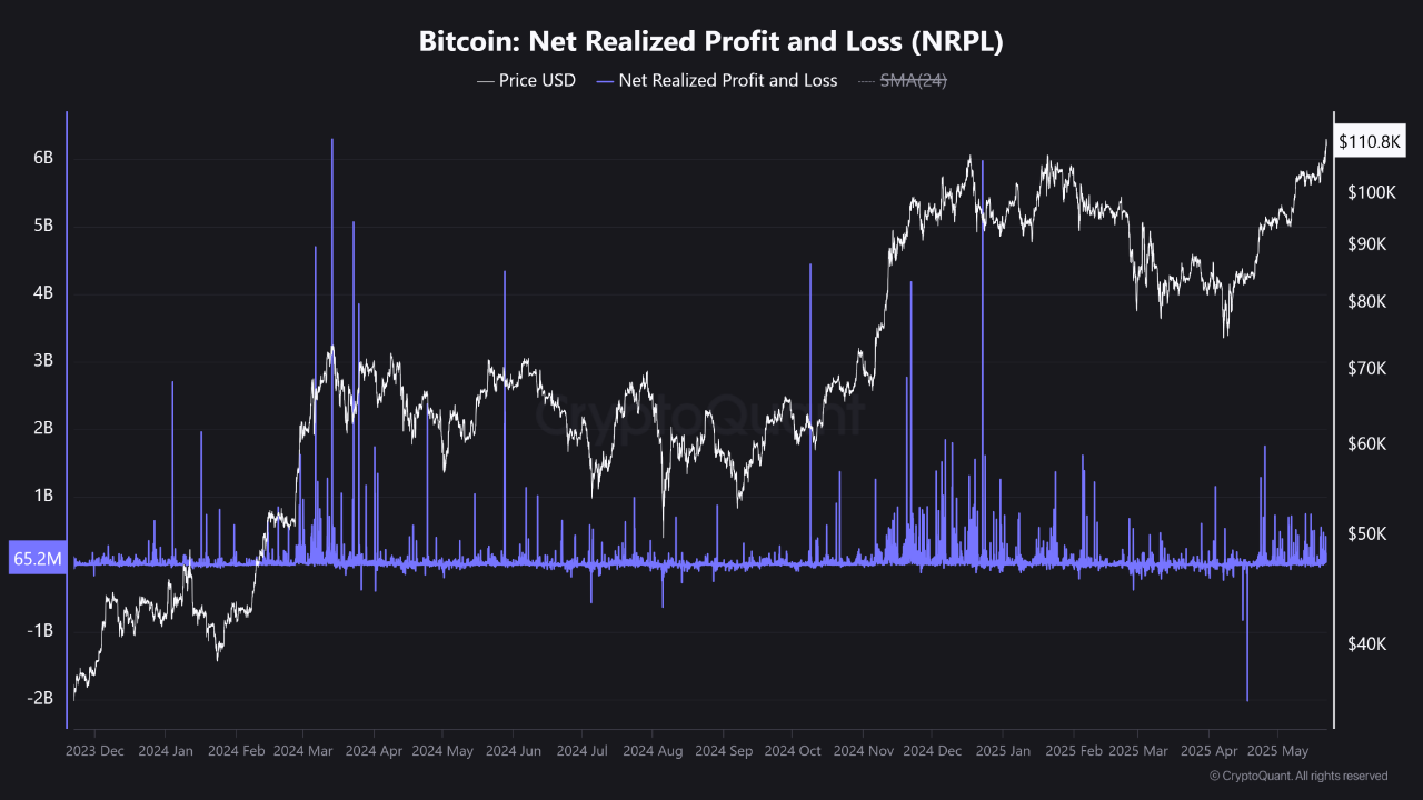 Bitcoin Whale Behavior & Net Realized Profit/Loss (NRPL) – Cooling ...