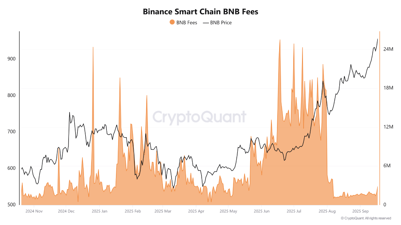 Binance BSC Transaction Costs Drop 87% – What’s Changing? | CryptoQuant
