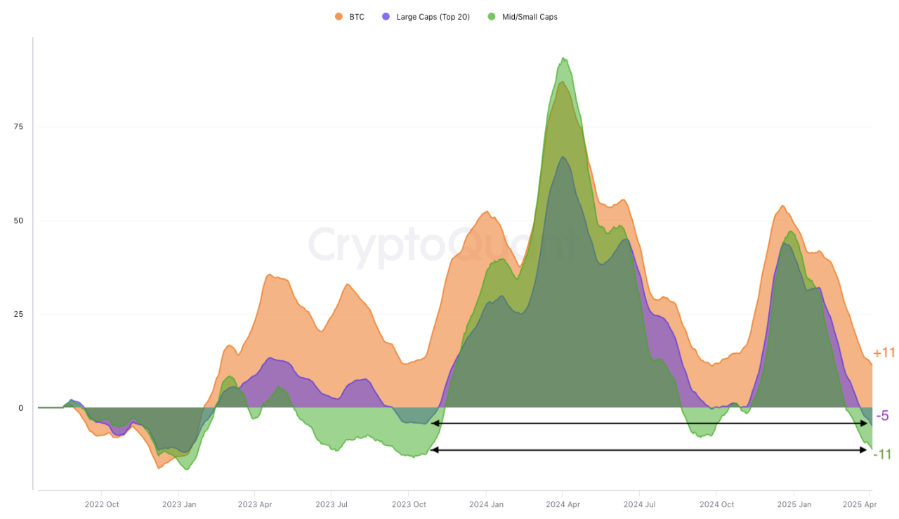 Time to consider buying back altcoins ? | CryptoQuant