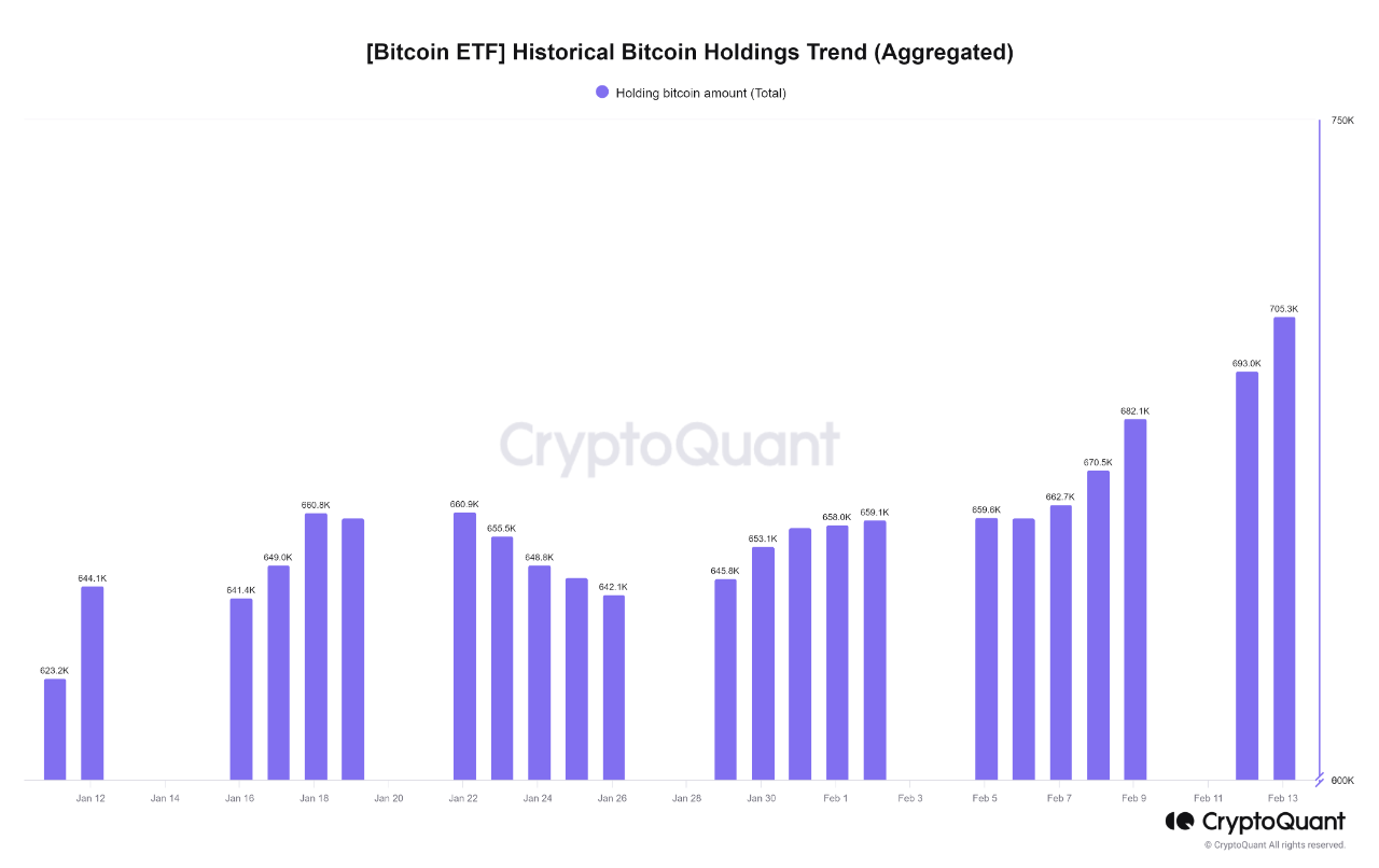 The newborn spot ETFs continue to attract record inflows | CryptoQuant