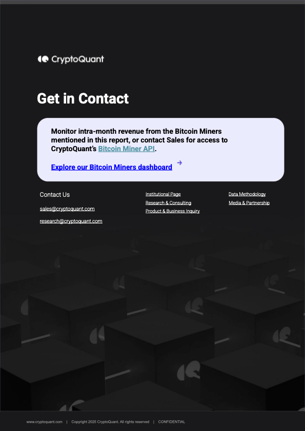 Research & Reporting | CryptoQuant